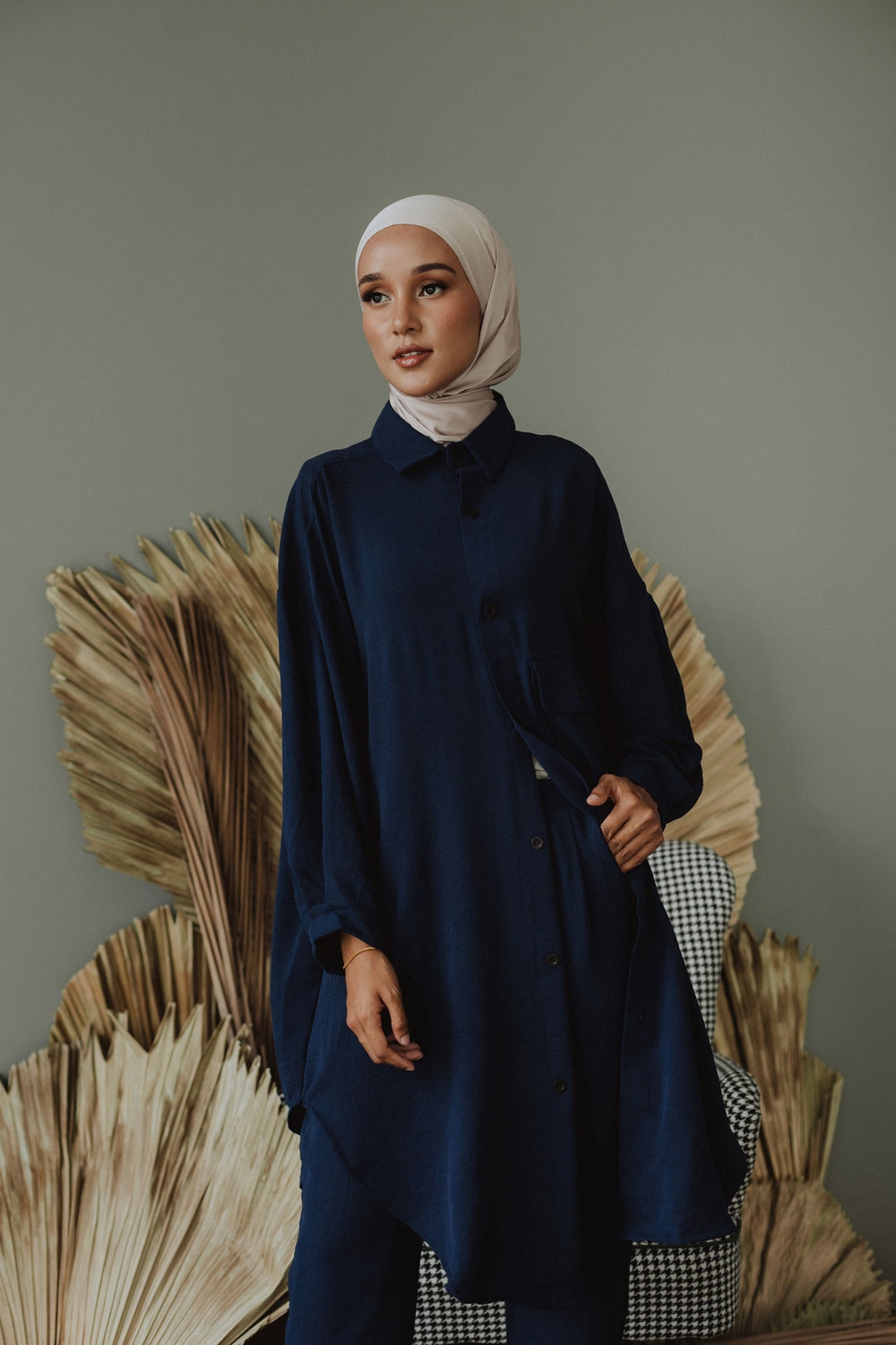 Alaiya Boyfriend Set - Navy