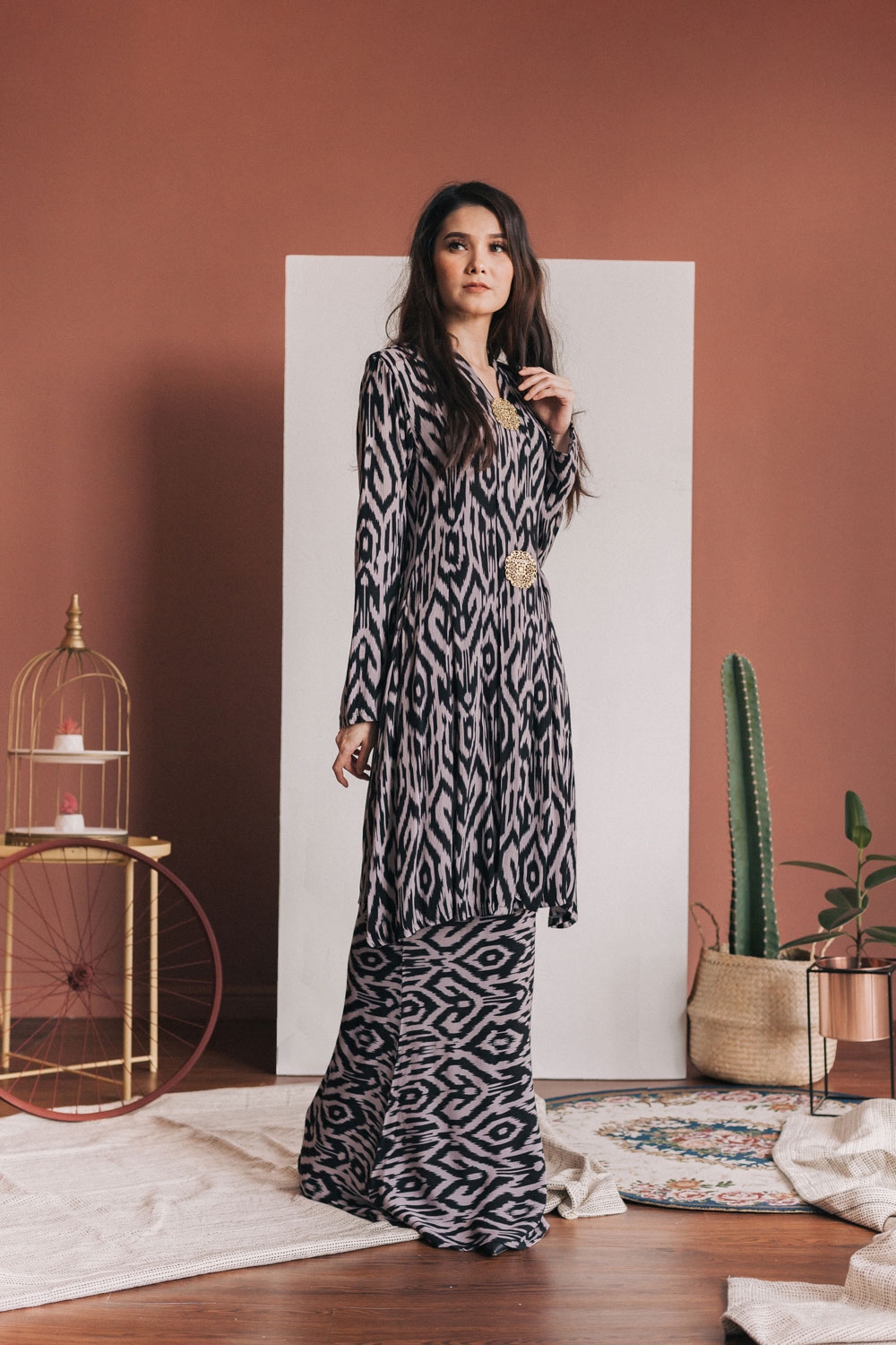 Sedondon Kebaya - Smoke Lilac