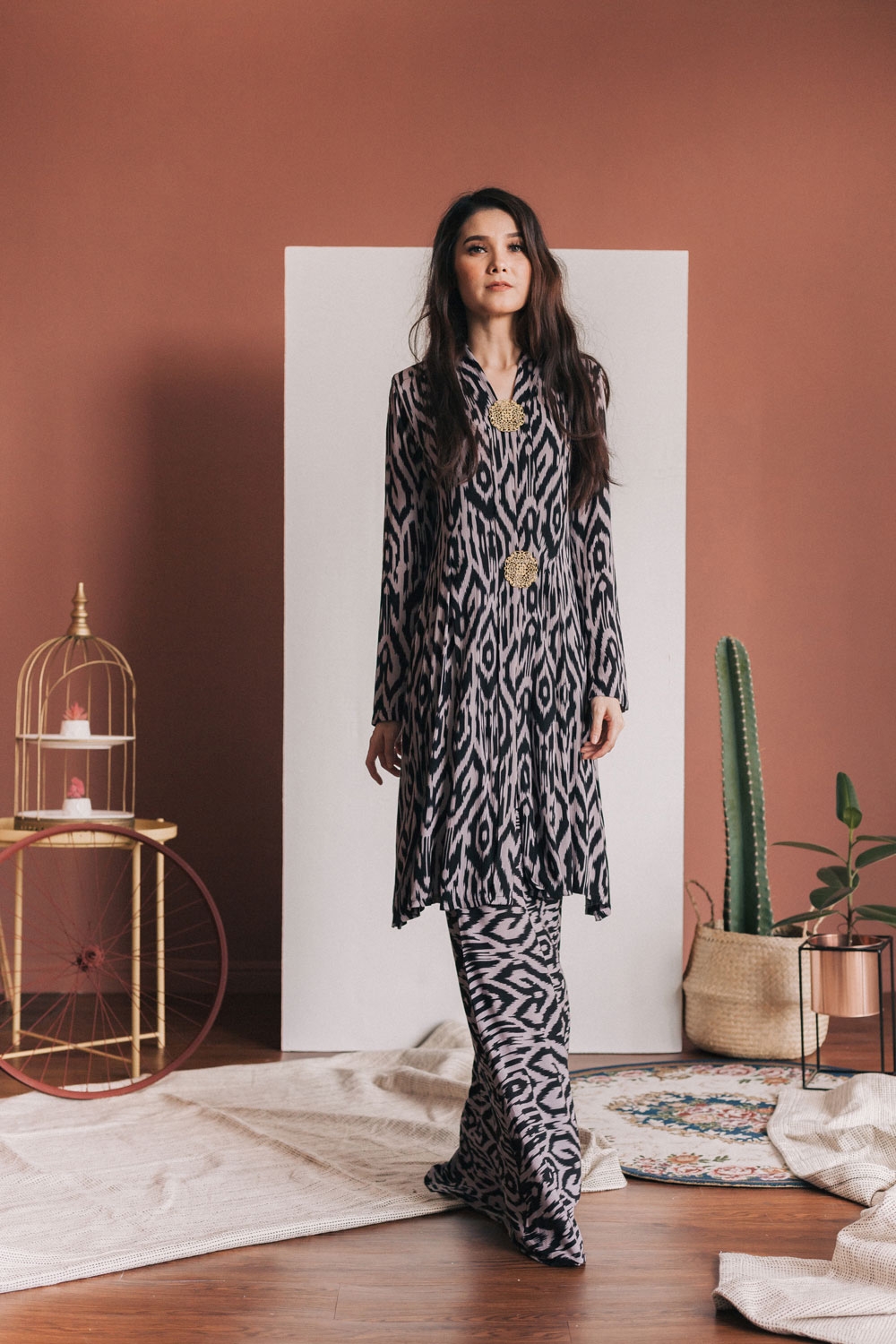 Sedondon Kebaya - Smoke Lilac